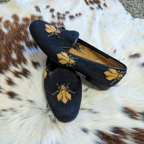Stubbs & Wootton | Shoes | Stubbs Wooton Black Bug Bee Beetle Flat ...
